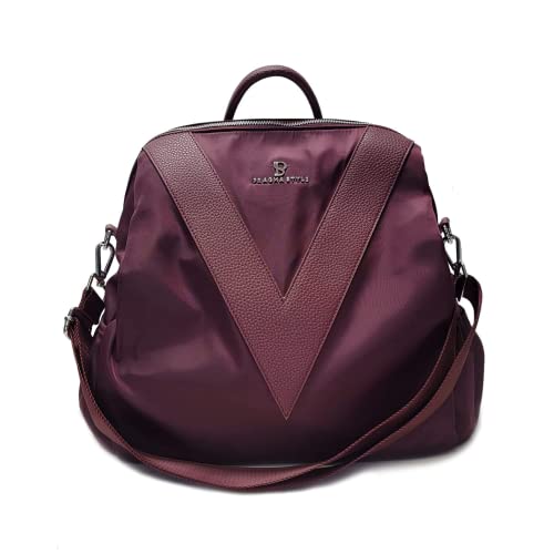 V-Style Convertible Backpack Purse (Purple Haze) (Purple)