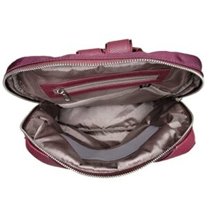 V-Style Convertible Backpack Purse (Purple Haze) (Purple)