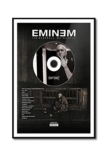 Eminem Poster The Marshall Mathers LP Album Cover Rap Music Poster 16x24inch Crliexen