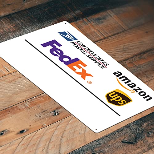 Customized Sign Personalized Signs for Business, Home Décor, or Delivery 12-Inch by 8-Inch (Delivery Sign)