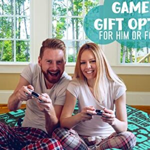 InnoBeta Gaming Gifts, Gifts for Gamers, Gaming, Boys, Men, I Can't Hear You, I'm Gaming, Level Up, Bed Flannel Plush Blankets Throws 50x65 Inches