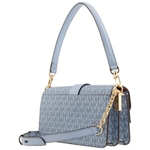 Michael Kors Greenwich Convertible Shoulder Bag - Pale Blue