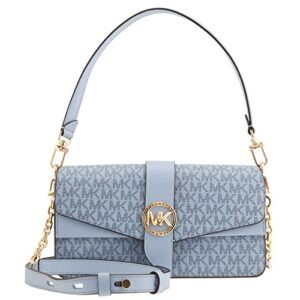 Michael Kors Greenwich Convertible Shoulder Bag - Pale Blue