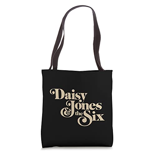 Daisy Jones & the Six - Retro Logo Black Tote Bag