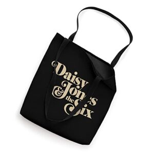 Daisy Jones & the Six - Retro Logo Black Tote Bag