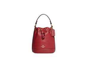 coach dempsey drawstring bucket bag 15 (im/1941 red)