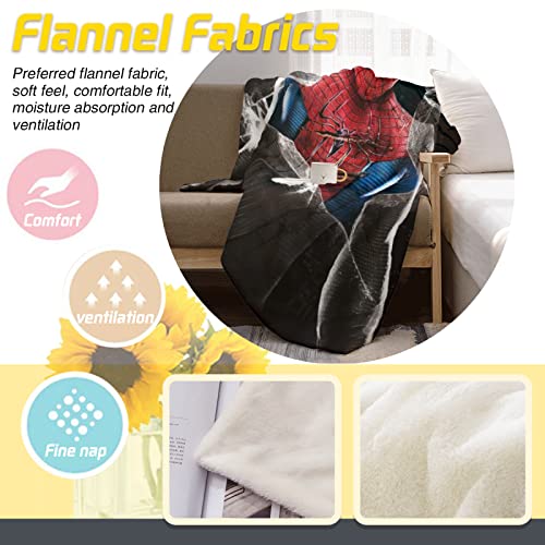 Cartoon Super Soft Plush Blankets Couch Sofa Fuzzy Warm Cozy Flannel Lightweight Throw Blanket for Adults Man Woman （Multi-Size Thickening）