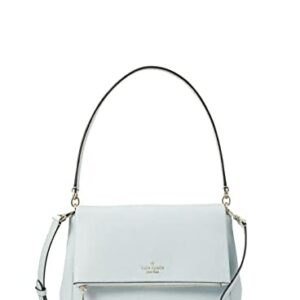 Kate Spade NY Pebbled Leather Medium Flap Shoulder Bag in Hazy Morning