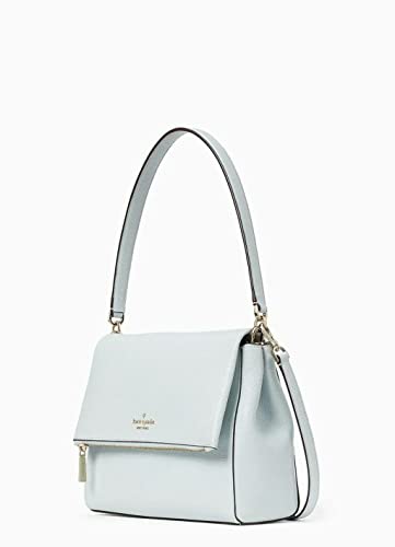 Kate Spade NY Pebbled Leather Medium Flap Shoulder Bag in Hazy Morning