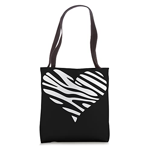 Zebra Heart T-Shirt - Rare Disease Day 2023 Tote Bag