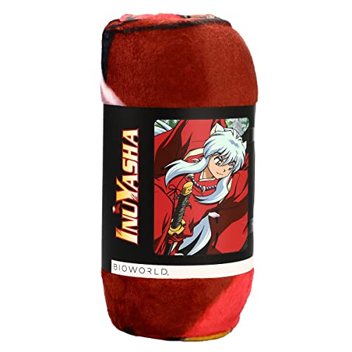 Bioworld Inuyasha Digital Print Throw Blanket