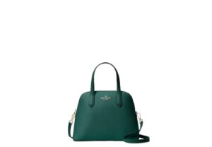 kate spade new york schuyler medium dome satchel (green)