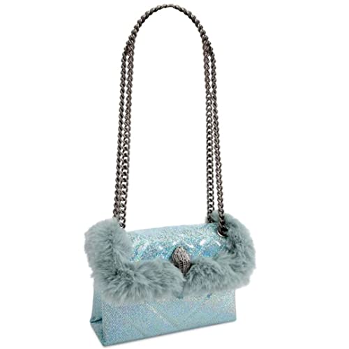 Kurt Geiger London Faux Fur Mini Kensington Pale Blue One Size