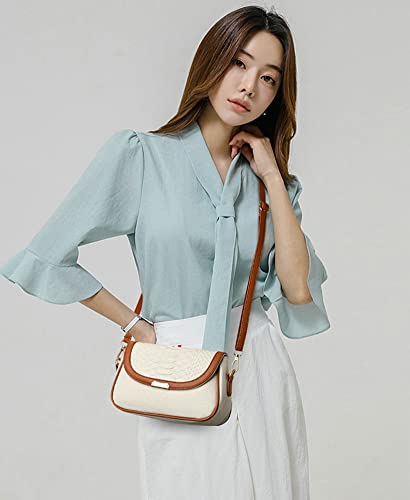 Soft Leather Crossbody Bag for Women Large Capacity Hobo Handbags Satchel Purse Chic Shoulder Bag Tote