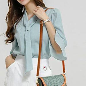 Soft Leather Crossbody Bag for Women Large Capacity Hobo Handbags Satchel Purse Chic Shoulder Bag Tote