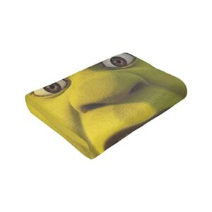 Funny Halloween Shrek The Musical Blanket Ultra Soft Throw Blanket Warm Bed Blanket for Couch Sofa Bedding 50"X40"