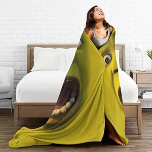 Funny Halloween Shrek The Musical Blanket Ultra Soft Throw Blanket Warm Bed Blanket for Couch Sofa Bedding 50"X40"