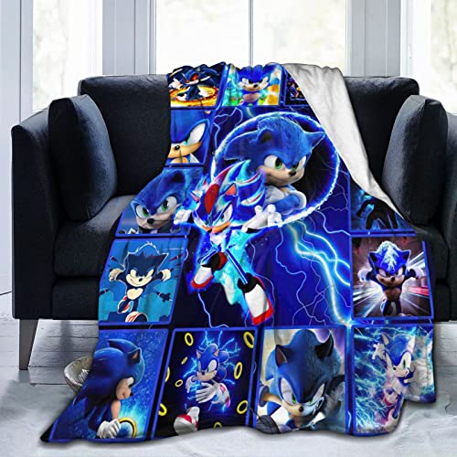 PAPFESPY Blanket for Aldult Animes Funny Blanket Throw Blankets, Flannel Fleece Blankets and Throws for Better Relaxing, Comfy air Condition Blanket 50"x40"