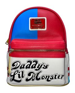 loungefly suicide squad harley quinn cosplay womens double strap shoulder bag purse