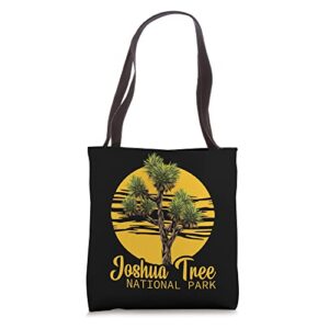 joshua tree national park hiking california vacation tote bag