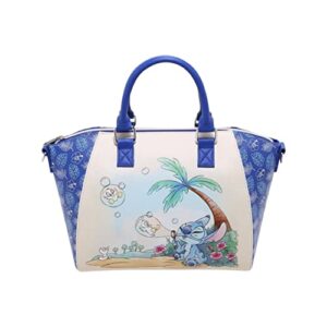 loungefly disney lilo & stitch bubbles satchel bag