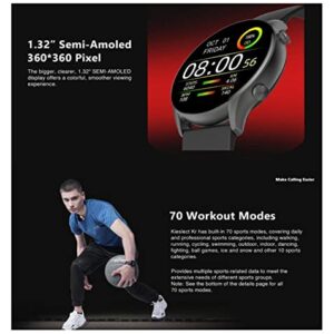 DIPIUS Smart Wearable Device Smart Talking Watch KR™ Men's and Women's Sports Music Smartwatch 1.32 Inch 280mAh Blood Oxygen Heart Rate Tracker Watch smartwatch