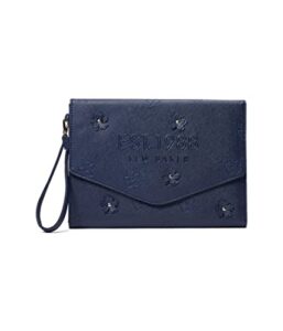 ted baker felcon clutch dark blue one size