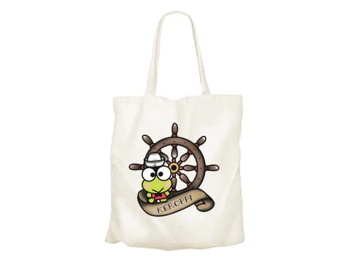 Wicked Rebels Keroppi Tattoo Tote Bag