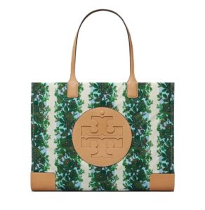 tory burch women’s ella printed tote, rayure fleurie, one size