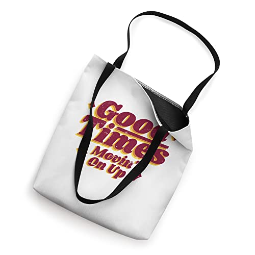 Time for Good T I M E S. Moving on motivational 70's Theme Tote Bag