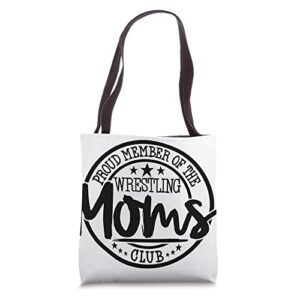 wrestling mom life high school wrestling team wrestling mom tote bag