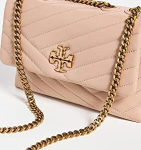 Tory Burch Women's Kira Chevron Small Convertible Shoulder Bag, Devon Sand, Tan, One Size