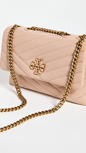 Tory Burch Women's Kira Chevron Small Convertible Shoulder Bag, Devon Sand, Tan, One Size