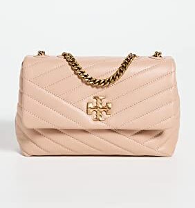 Tory Burch Women's Kira Chevron Small Convertible Shoulder Bag, Devon Sand, Tan, One Size