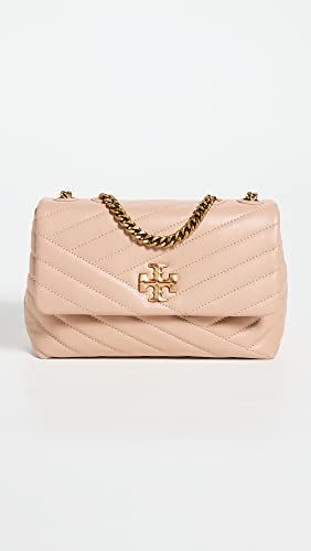 Tory Burch Women's Kira Chevron Small Convertible Shoulder Bag, Devon Sand, Tan, One Size