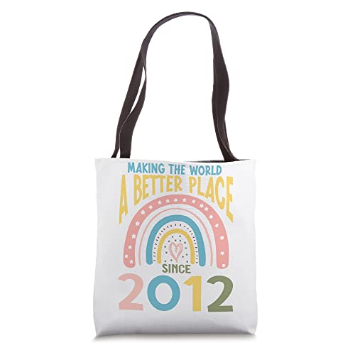 11 Birthday Making the world a better place since 2012 Tote Bag