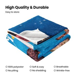 Gobits Kpop Blanket Korean Star Throw Blanket Idol Singer 50x60 Inch Anti-Pilling Flannel Ultra Soft Cozy Fleece Boys Fans Merchandise for Sofa Bed Girls Adults Gifts