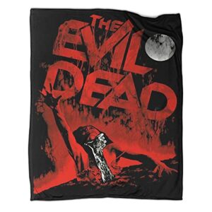 evil dead horror thrillet movie blanket throw blanket lightweight soft cozy flannel sofa bed 50x60inch(127x152cm)