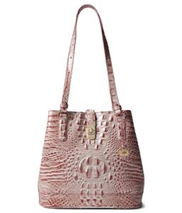 brahmin melbourne fiora satchel pink icing one size