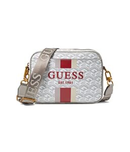 guess vikky camera bag stone logo one size