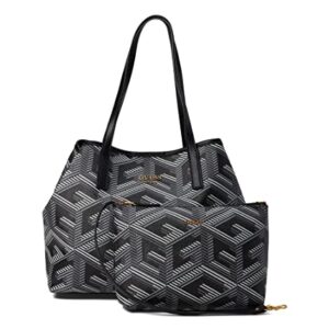 GUESS Vikky Tote Black Logo One Size