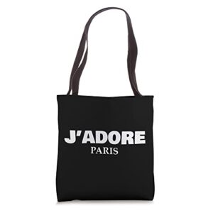 i love paris france j’adore paris womens tote bag