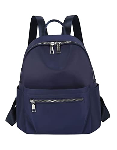 MM&UU Mini Backpack,Water-Resistant Small Daypack,Girls Purse Bagpack,Casual for Womens Adult Kids School Travel,Blue,25x12x31cm