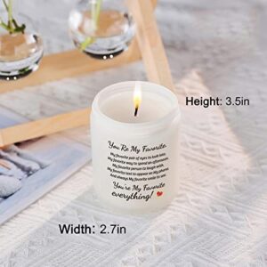 Gifts for Her Girlfriend Valentines Anniversary Birthday Gifts, Romantic Christmas Love Candle Gift for Him Boyfriend Wife Husband Women