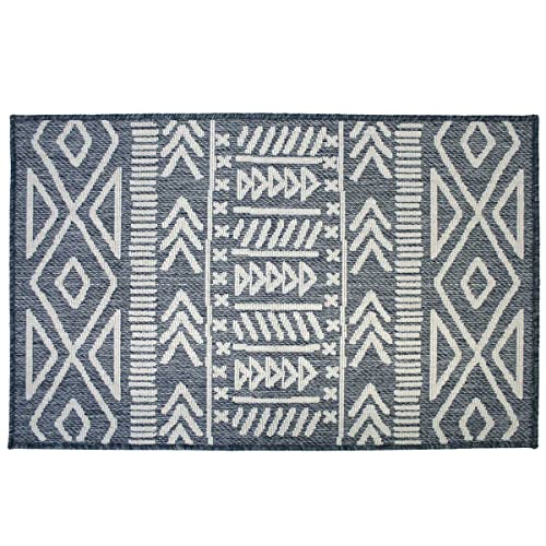 Pilgrim Home and Hearth Fireplace Hearth Rug, 46" x 28", Beautiful