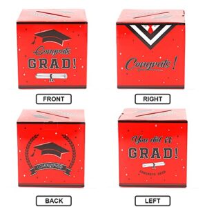 Slergut 2023 Graduation Card Box, Card Box for Graduation Party, Graduation Gift Card Box for 2023 Graduation Decorations, Graduation Party Supplies for Class of 2023 High School & College Graduation