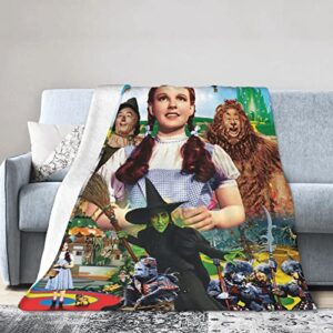 wizard of oz blankets super soft flannel cartoon throw blanket comfy lightweight bedding blanket 50″x40″