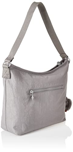 Kipling Women's Belammie Handbag, Organize Accessories, Spacious Interior, Removable Shoulder Strap, Travel Bag, Cool Grey Tonal