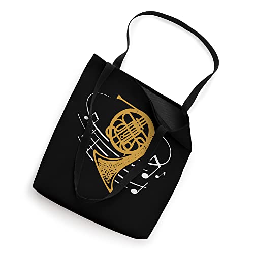 Orchestra Brass Instrument Sheet Music French Horn Tote Bag