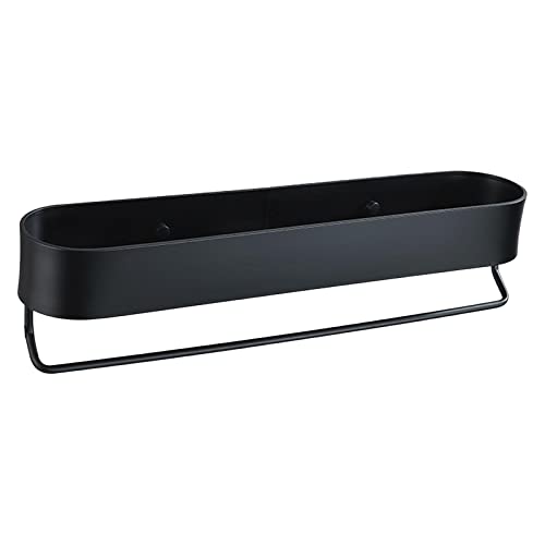 Durable Floating Shelves Wall Shelf Towel Rack Support Organizer Storage Wall Mounted for Home Bathroom Perfumes, Spice Shampoo, x9.5x6cm Bar